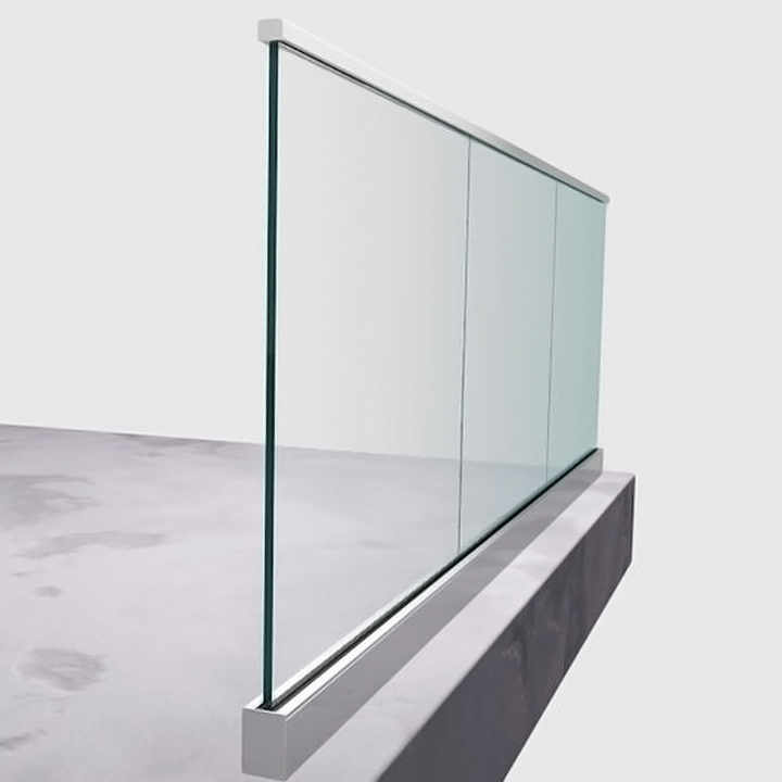 Modern Glass Railing for Swimming Pool Handrail Balustrade