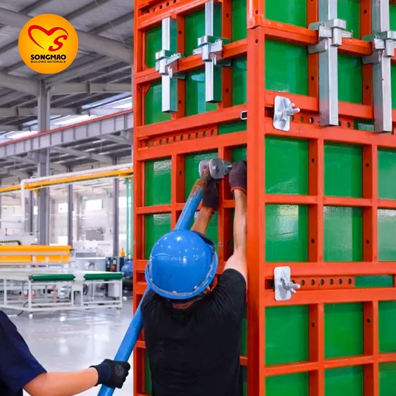 Aluminum Concrete Form Panels Steel Frame System for Wall Slab ...