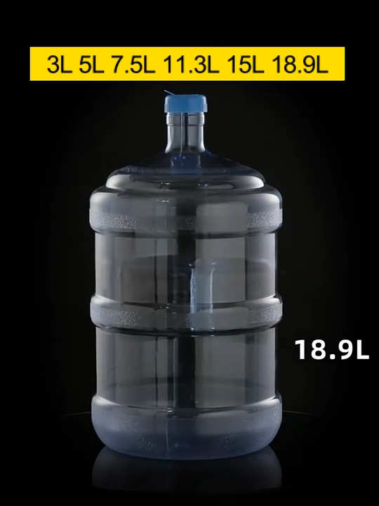 100% New Material 3L 5L 7.5L 11.3L 15L 18.9L 5Gal Polycarbonate Plastic Water Bucket with Custom ...