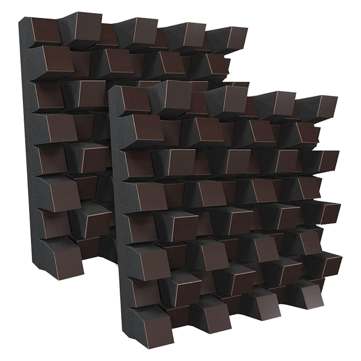 3D Solid Square Shape Foam Sound Diffuser Acoustic Diffuser Panels for ...