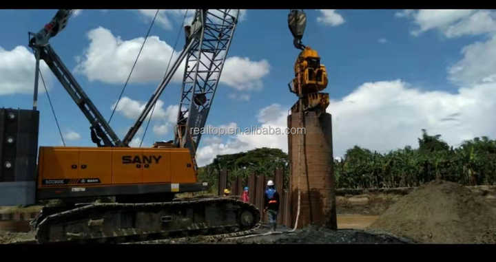 RT-120A Electric Vibro Pile Hammer - High Efficiency for Steel Casing Piles