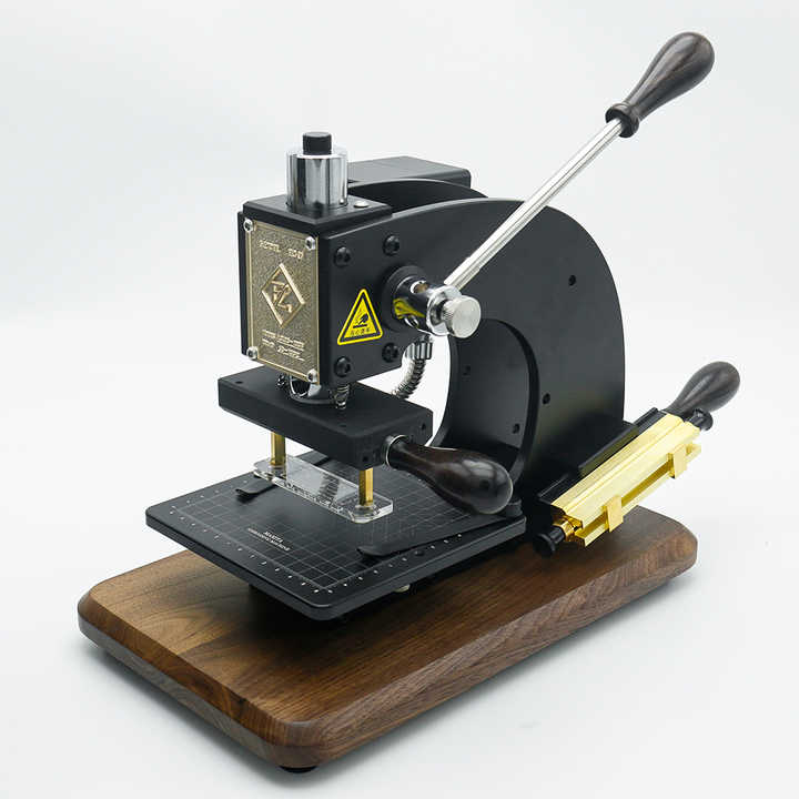 Manual Hot Stamping Machine 220V Leather Embossing Machine Quick Change ...