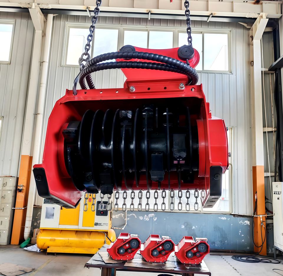 WIGON Excavator Mulcher Attachments for Farm Use Overgrown Area ...