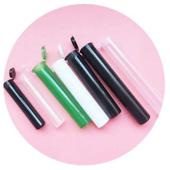 Custom Printing Size Child Proof PP Pre-Roll Plastic Tube Plastic ...