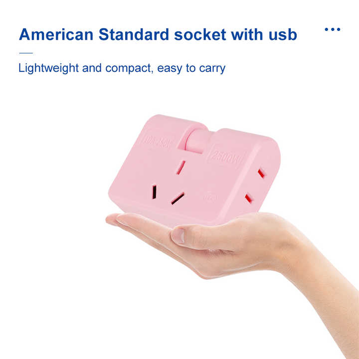 3 in 1 Extension Plug Adapter Strip Travel Smart Socket Universal ...