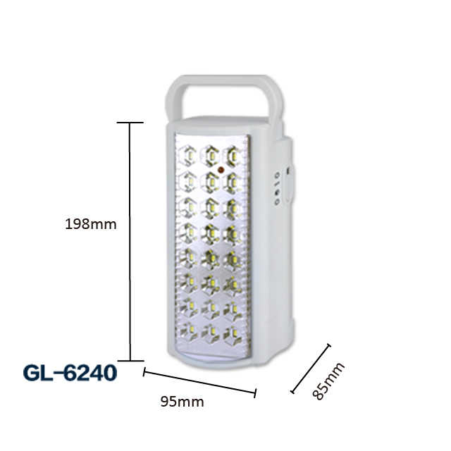 24 SMD Portable Rechargeable LED Lights - Emergency Lamps