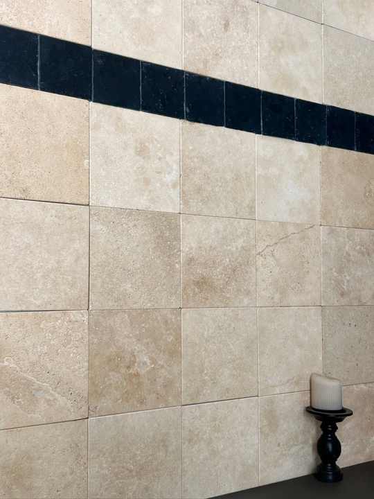 Beige Travertine Thin Tiles for Outdoor Villa Marble Garden Benches ...