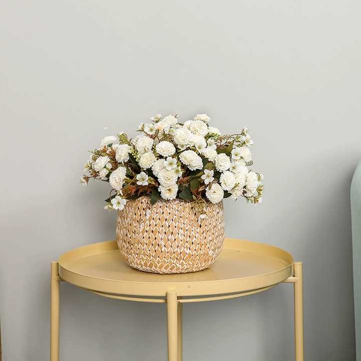 YOPIN-3621 Wholesale 5 Forks Carnation Bouquet Artificial Real Touch ...