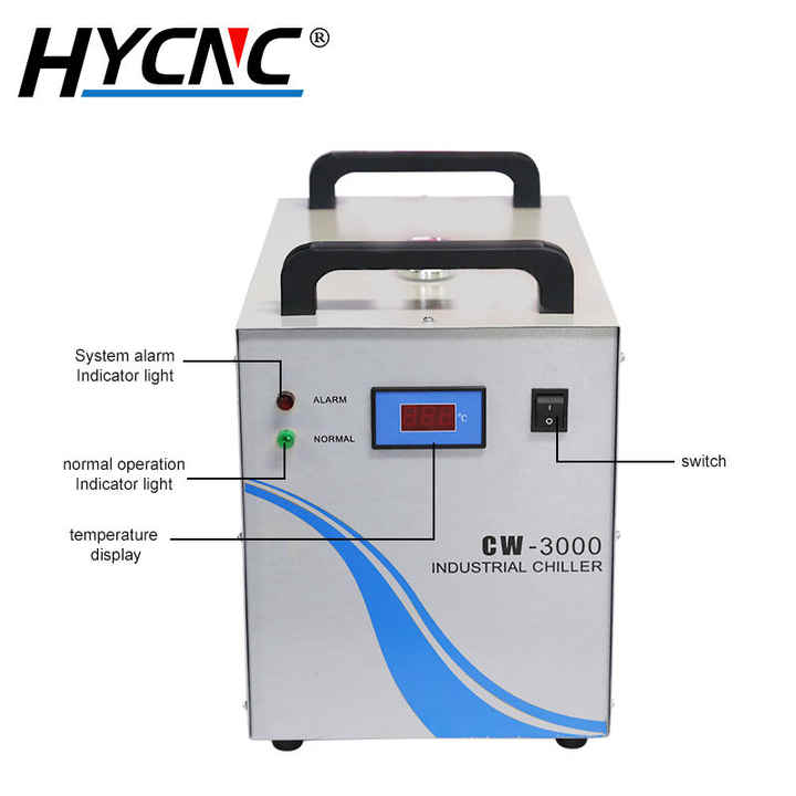 HYCNC Industrial Chiller CW3000/CW5000 Industrial Water Chiller for Co2 ...