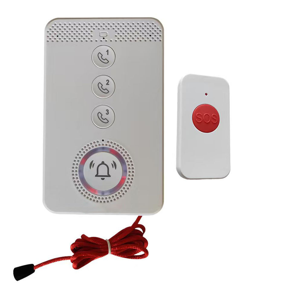 4G One Key Dial GSM SOS Alarm Emergency Contact for Elderly Disabled ...