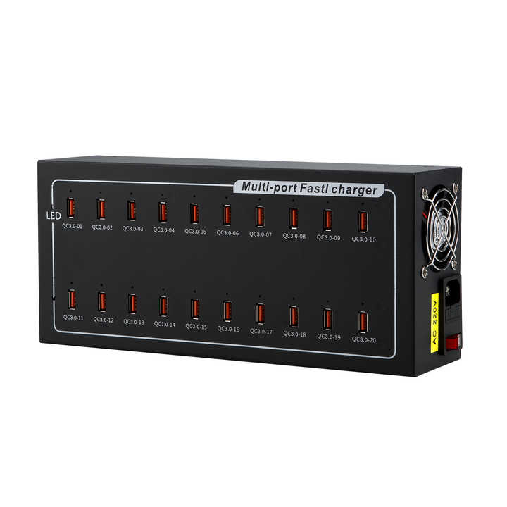 400W 40 Port USB Charging Station - Efficient Power Solutions