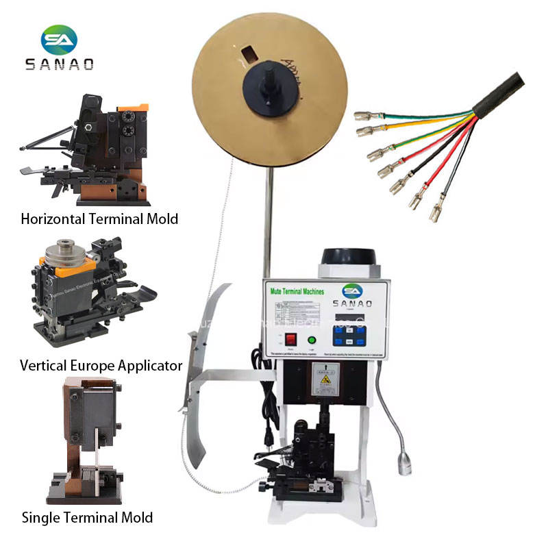 1.5t/2t/3t Super Mute Semi-Automatic Electrical Wire Cable Terminal ...
