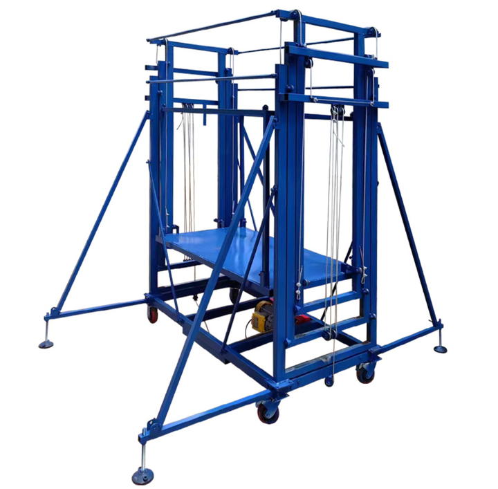Foldable Electric Scaffold Lift - 6m, 500kg Capacity, Ideal for ...