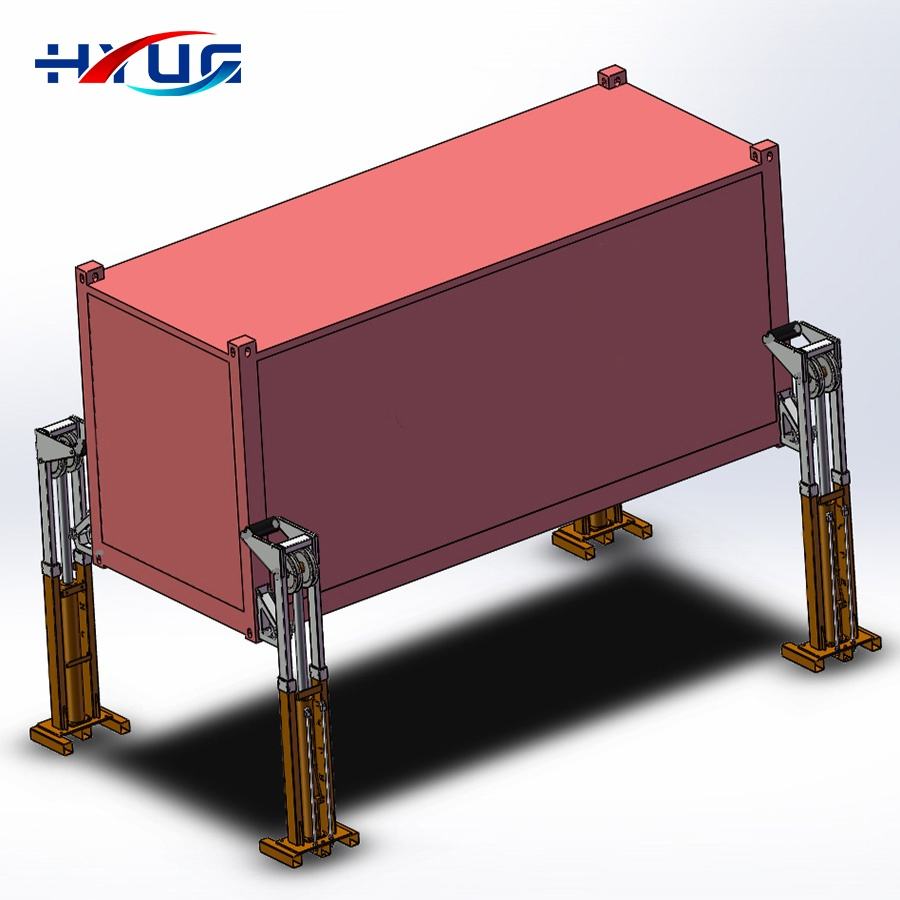 Outdoor Stable Hydraulic Legs Container Hoist System Hydraulic Cylinder ...