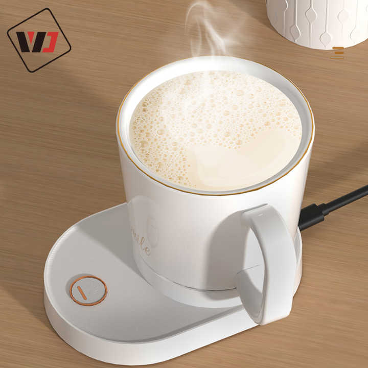 Smart 3 In 1 Ceramic Warmer Mug Usb Wireless Charger Constant ...