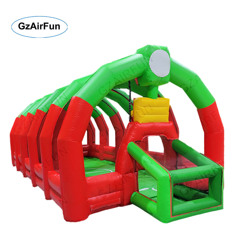 Dual-function Inflatable Soap Soccer Field, and Basketball Court ...