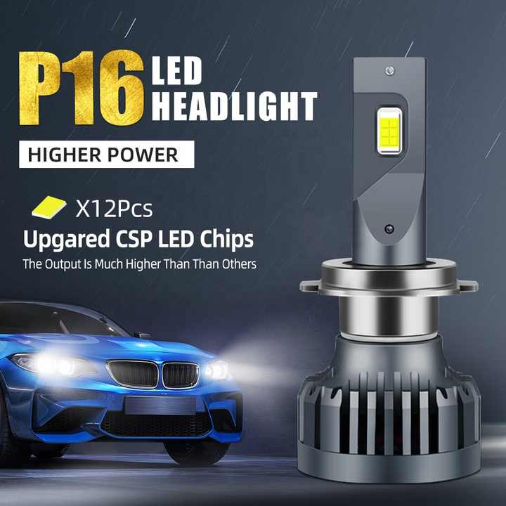 P16 Super Bright Led Headlight 130W High Power Auto Lighting System Car Led Lights H13 H7 9005 ...