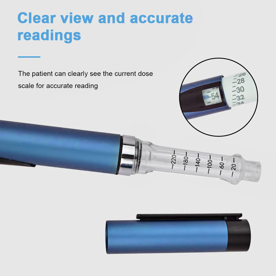 Reusable Metal Insulin Pen, Sturdy Body, Convenient Device for Home ...
