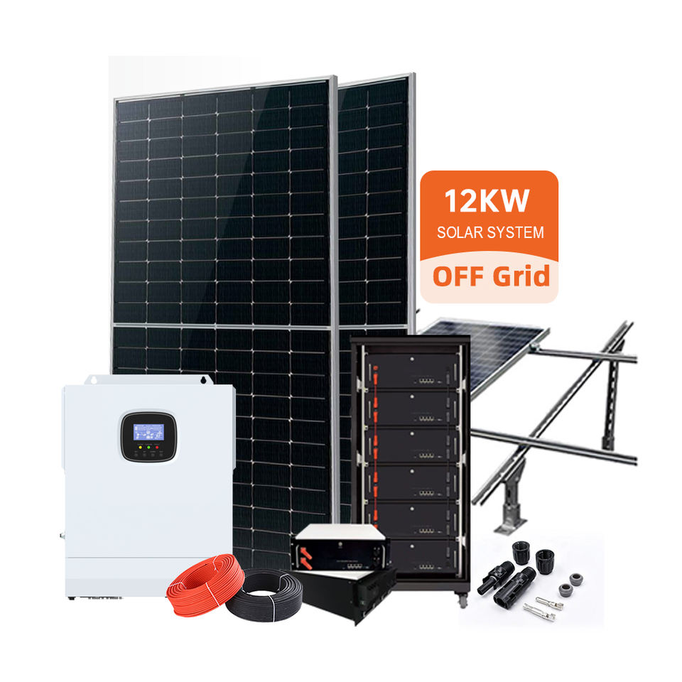 All in One Pv Solar System 3/5/6/8/10/12/15kw Off Grid Kit for Home ...