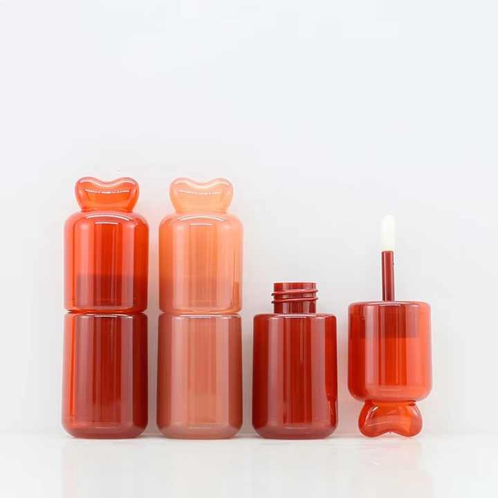 3ml Semi-transparent Bow Lip Gloss Tube Empty Tube Cosmetic Packaging ...