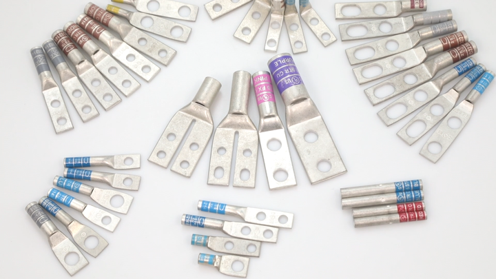 Electrical Terminal Crimp Copper Grounding Lug With Difference Sizes ...