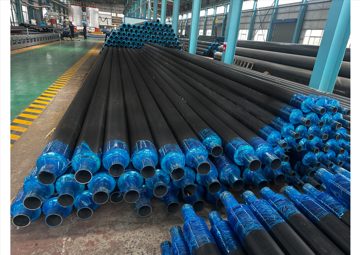 Underground HDPE Jacket Polyurethane PUR Insulation Seamless API Pipe ...