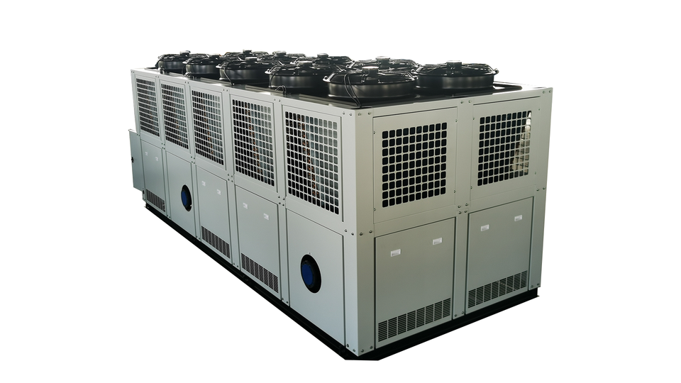 Laser Cooling Air-cooled Screw Chiller 200HP Industrial Production ...
