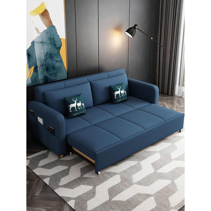 Sofa Bed Foldable Bed Latex Seat and Sleeper Multifunctional Extendable ...