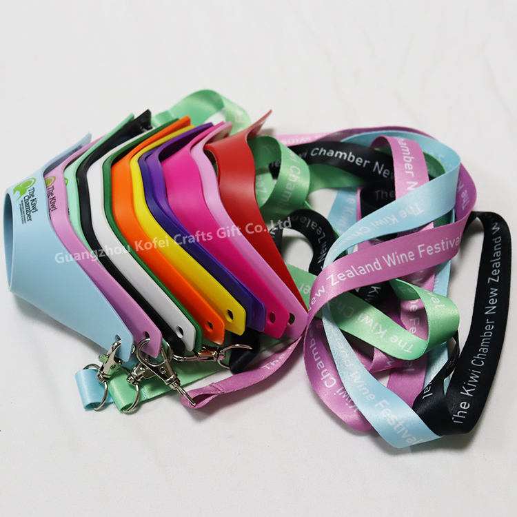 Kofei Custom Tasting Glass Holder Lanyard Set for Festivals and Wine ...