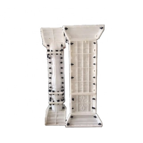Fiberglass Plastic Roman Pillar Column Mold for Concrete