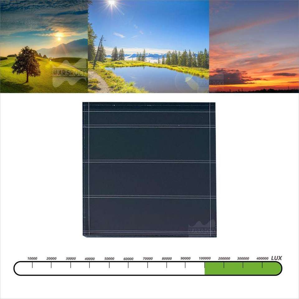 2.32V 27mA Solar Module 40*40mm Amorphous Silicon Charging Trail ...