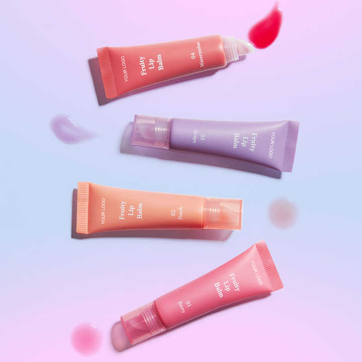 Nourishing Lips Repair Custom Vegan Juicy Lip Balm Fruity