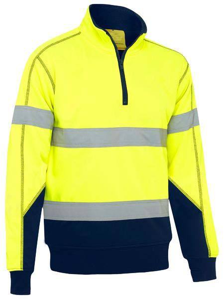 TAPED HI VIS 1/4 ZIP FLEECE PULLOVER WITH SHERPA LINING| Alibaba.com