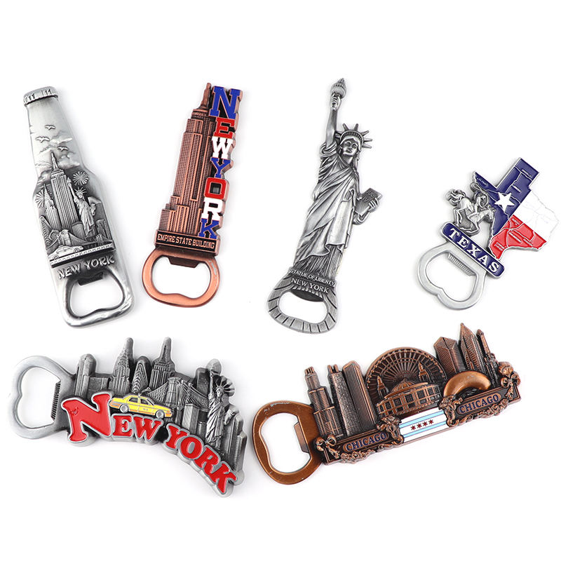 Custom Design Zinc Alloy Statue of Liberty US States Souvenir 3d Metal ...