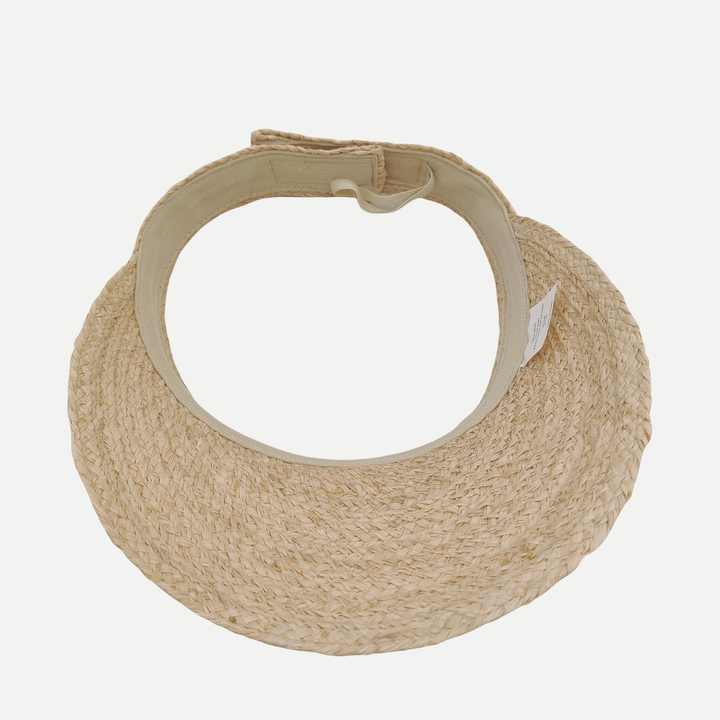 High Quality Sun Visor Straw Beach Hats Striped Visor Caps Summer Women ...