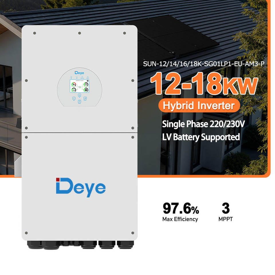 deye Hybrid Inverter Hybrid Solar Inverter SUN-18K-SG01LP1 -EU-AM3-P ...