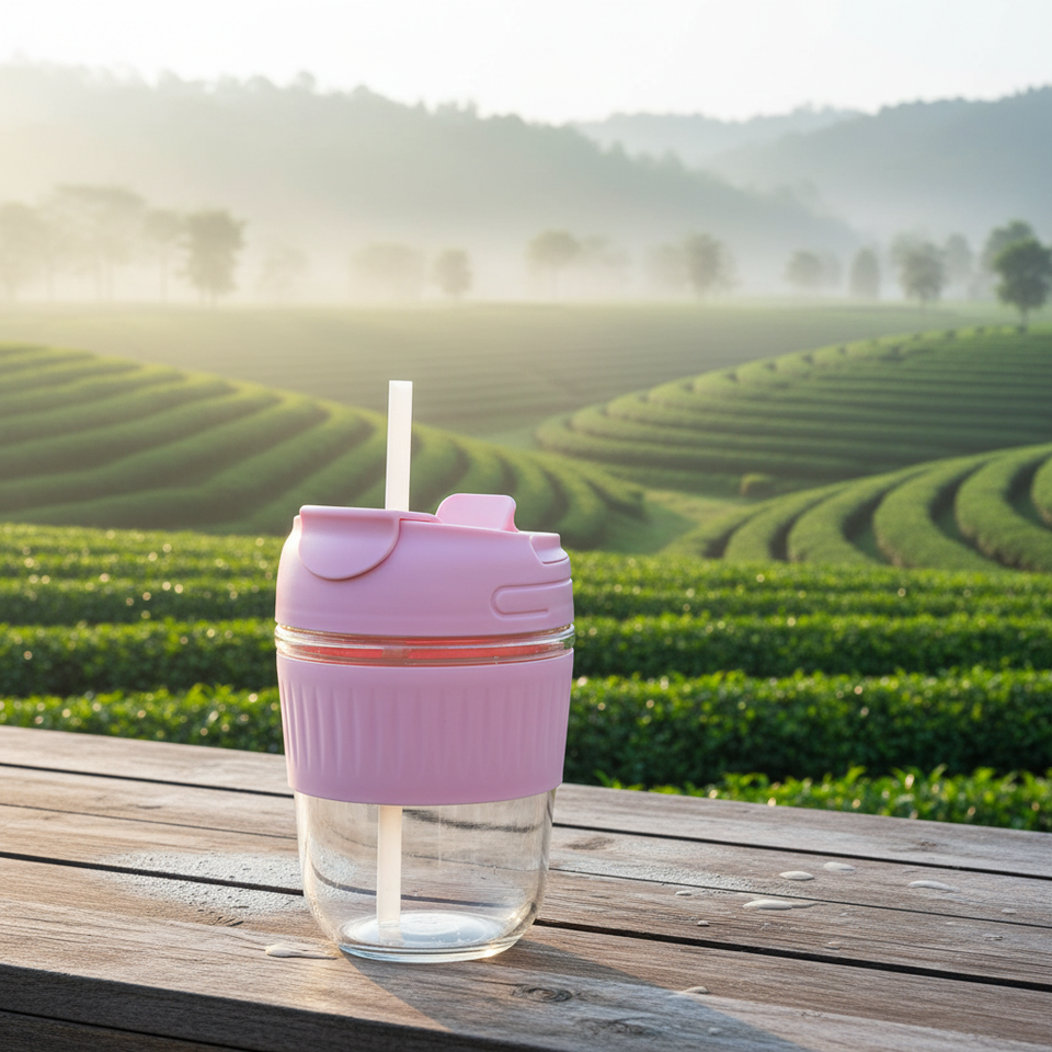 New Style Portable Mini Cylinder Glass Shaker Cup with Custom logo for ...