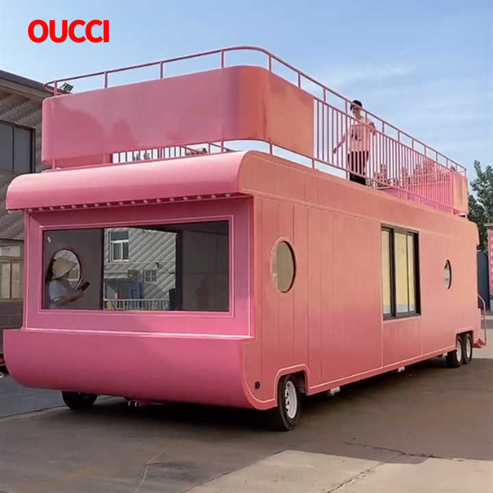 Fully Equipped Solar Powered Food Truck Big Food Trailers Restaurant On ...