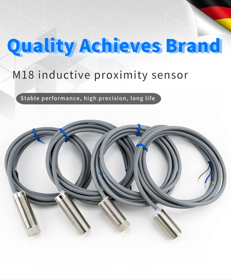 12V or 24V dc 3-wire M18 PNP series inductive proximity sensor Products from Shenzhen Jimou ...