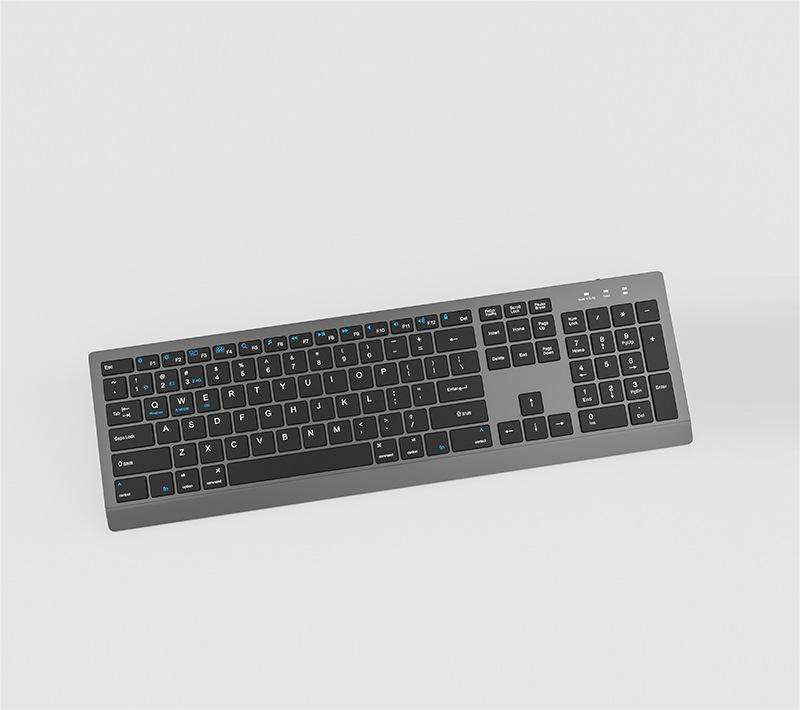New Office Mini Slim Wireless Gaming Keyboard and Mouse Combo Computer ...