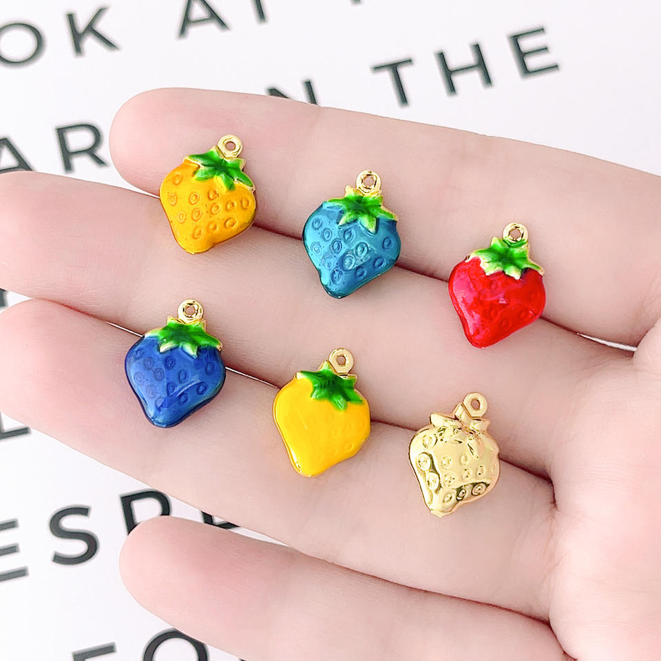 Sweet Miniature Food | 18K Plated Enamel Charms for DIY Jewelry Making ...