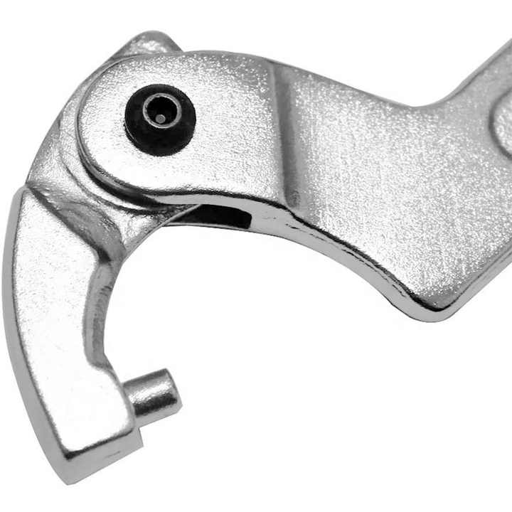Adjustable Pin Hook Spanner Wrenches with Round Pin Tip