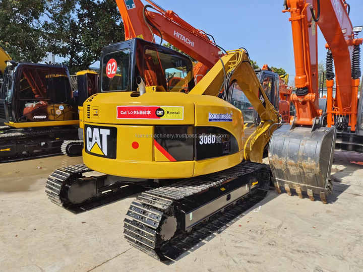 Original Second Hand 8t CAT 308DCR CAT308C 308E Hydraulic Crawler Excav ...