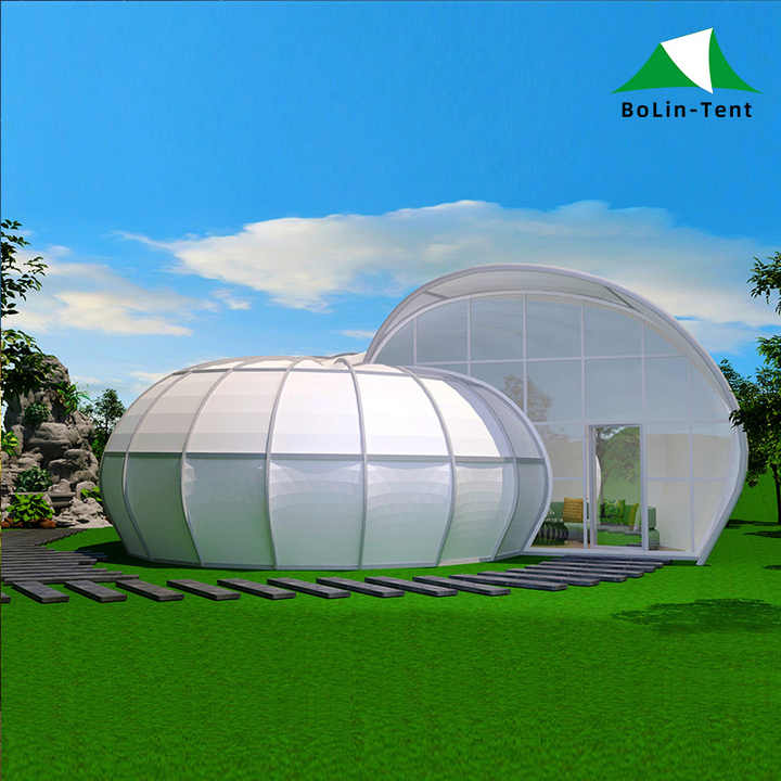 Conch-shaped luxury tent t Hotel Camping Tent for Resort glamping tents ...