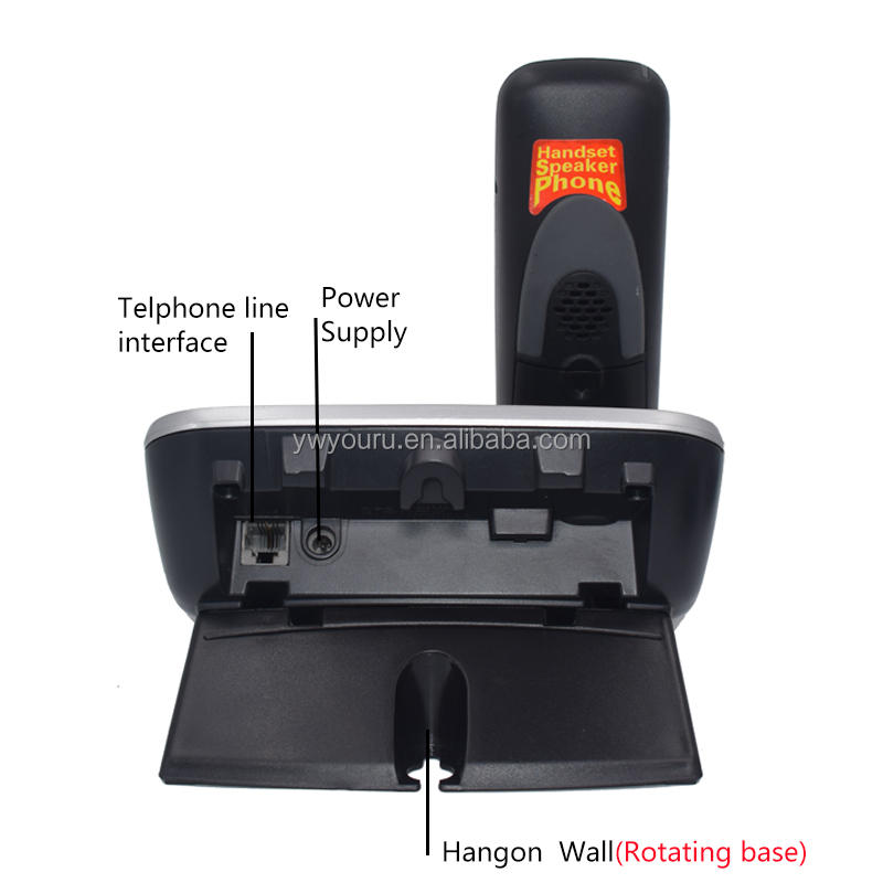 Large Button Digital Cordless Telephone with Walkie Talkie Answering ...