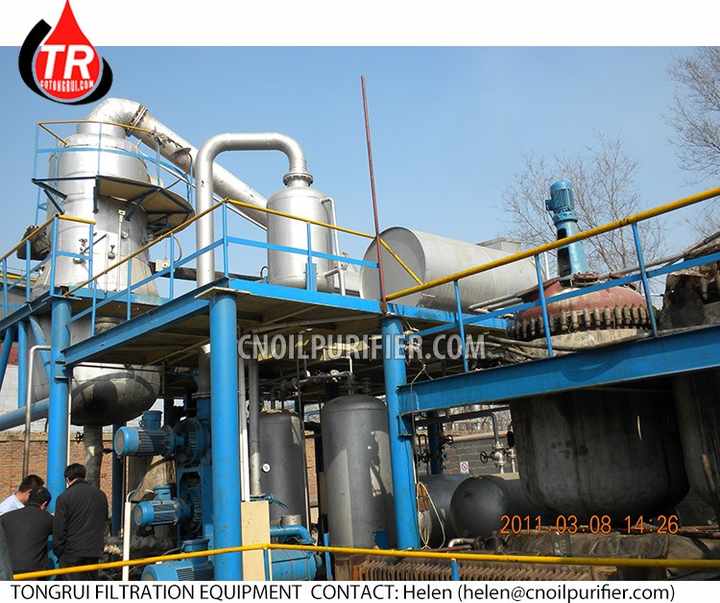 Waste Engine Oil Filtration For Plant Waste Motor Oil Recycle Machine ...