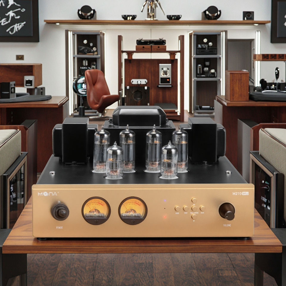 High - Fidelity M210-MU 10W Stereo Home Amplifier - 5.0 Input, Crystal ...