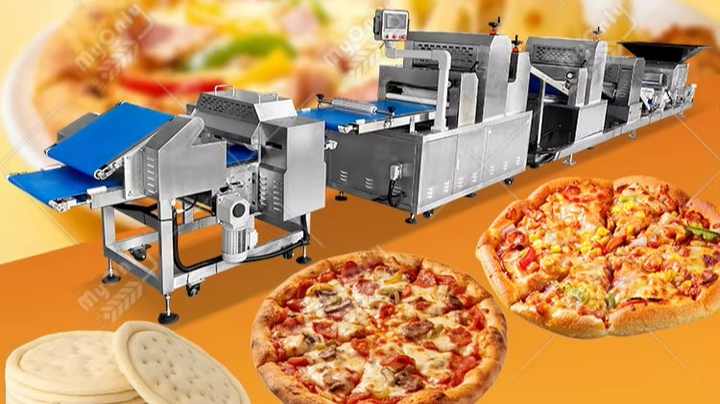 MY Commercial Pizza Crust Make Industrial Automatic Big Pizza ...