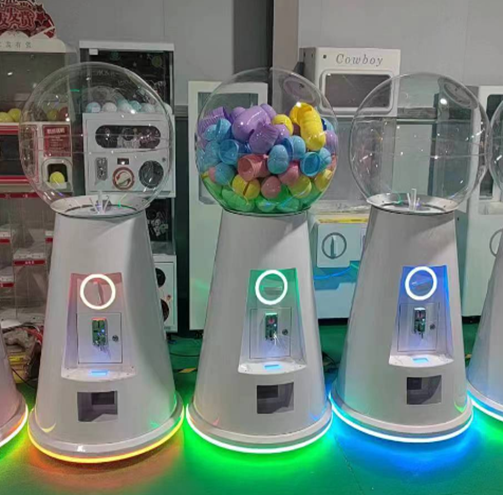 Kids Toys Candy Capsule Vending Machine Bouncy Ball Gacha Coin Operated ...