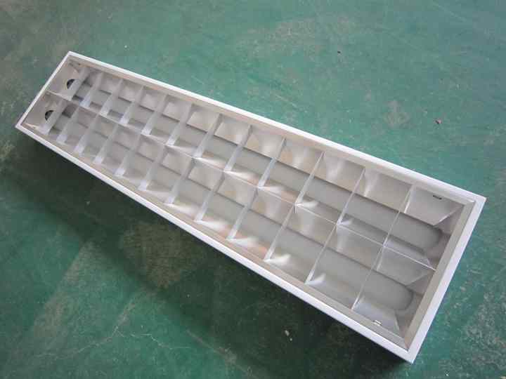 1.2m & 12m T8 Fluorescent Louver Fixture 4ft Ceiling 60x120 30x120 ...